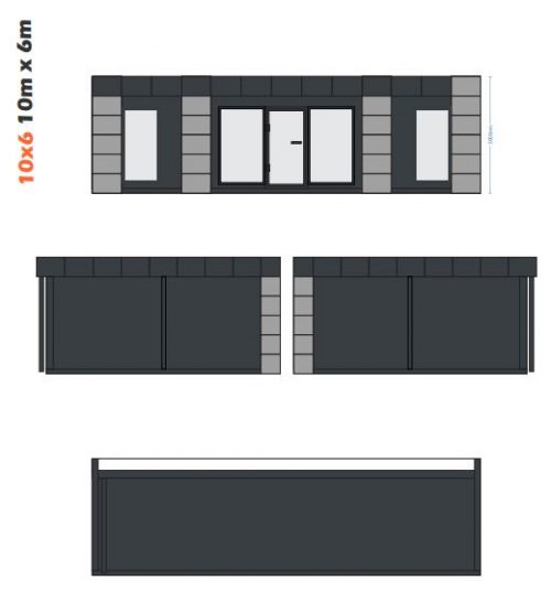 10x3 and 10x6 - KC Modular Buildings | Modular Buildings, Site Cabins ...