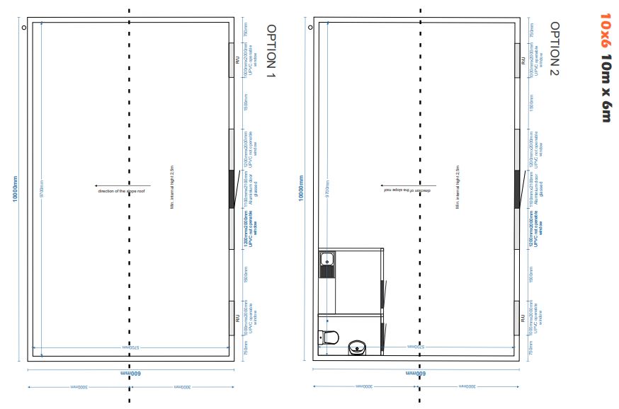 10x3 and 10x6 - KC Modular Buildings | Modular Buildings, Site Cabins ...