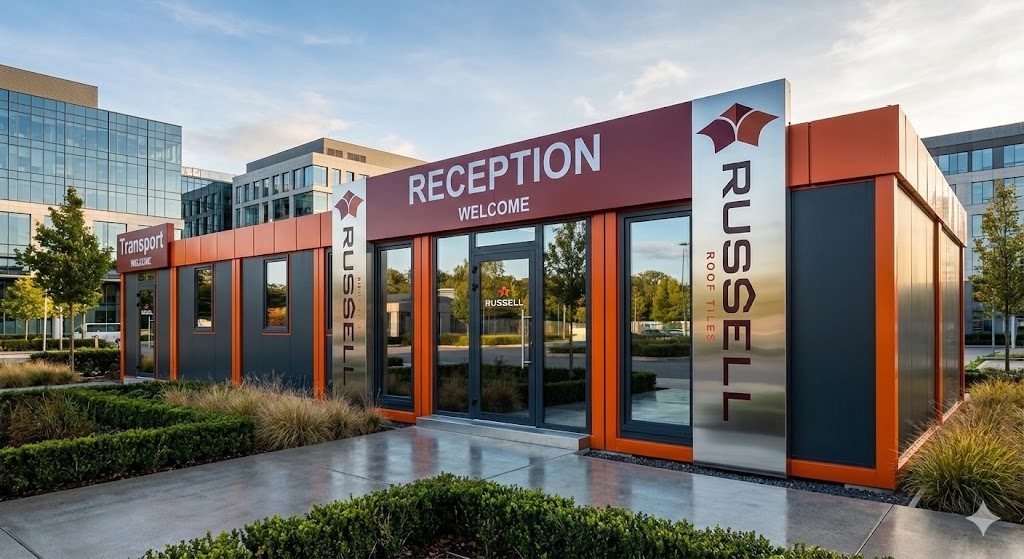 Bespoke Modular Reception Building Sold to Russell Roof Tiles
